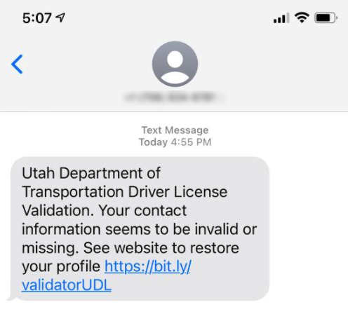 UDOT and DPS Warn Utahns about New Phishing Scam | UDOT