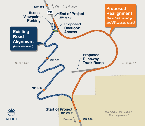UDOT initiates study to improve safety on US-191 north of Vernal | UDOT