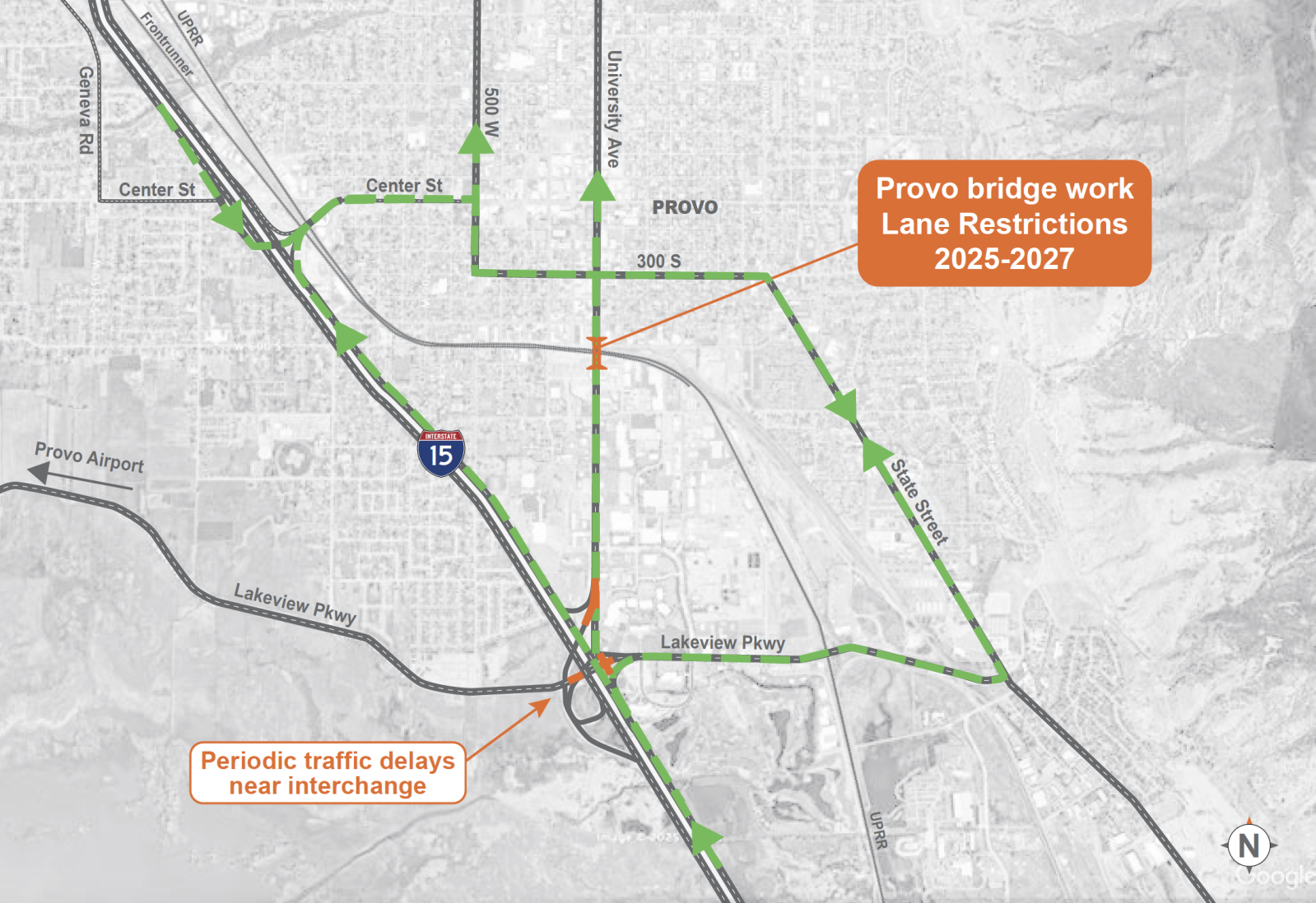 Construction Set to Begin on University Avenue Bridge in Provo | UDOT