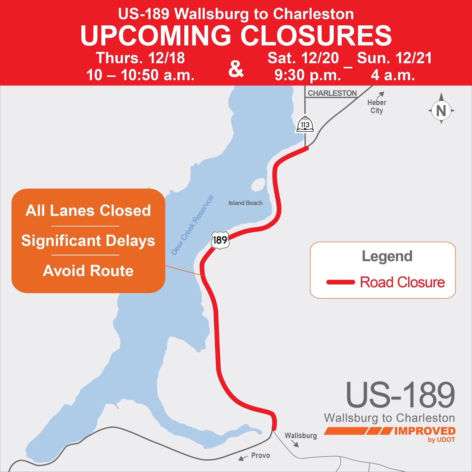 Provo Canyon to close overnight for blasting and excavation work | UDOT